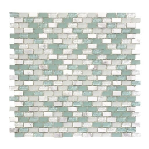 HF- SoBe Aqua Mini Brick Mosaic | Quality Floors & More