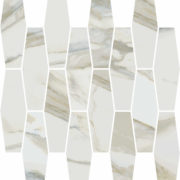 H.F.- Stratus Oro Natural Elongated Hexagon Mosaic | Quality Floors & More